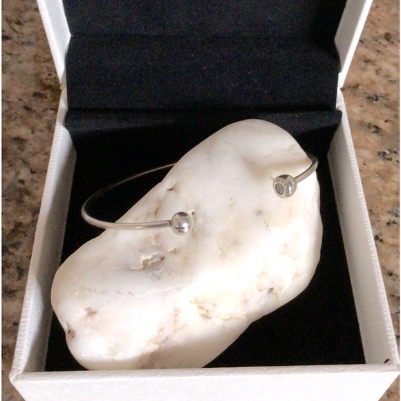 Pandora | Jewelry | Pandora Essence Sterling Silver Cuff Charm Holder ...